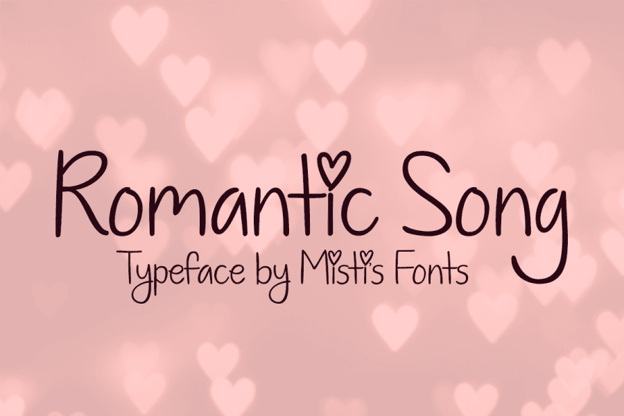 Romantic Song Font · 1001 Fonts