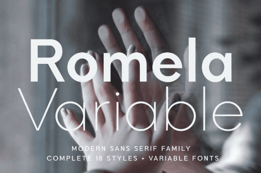 Romela Font Family · 1001 Fonts