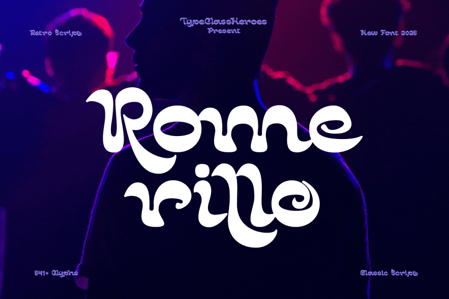 9 Free 1990s, Curly, Disco Fonts · 1001 Fonts