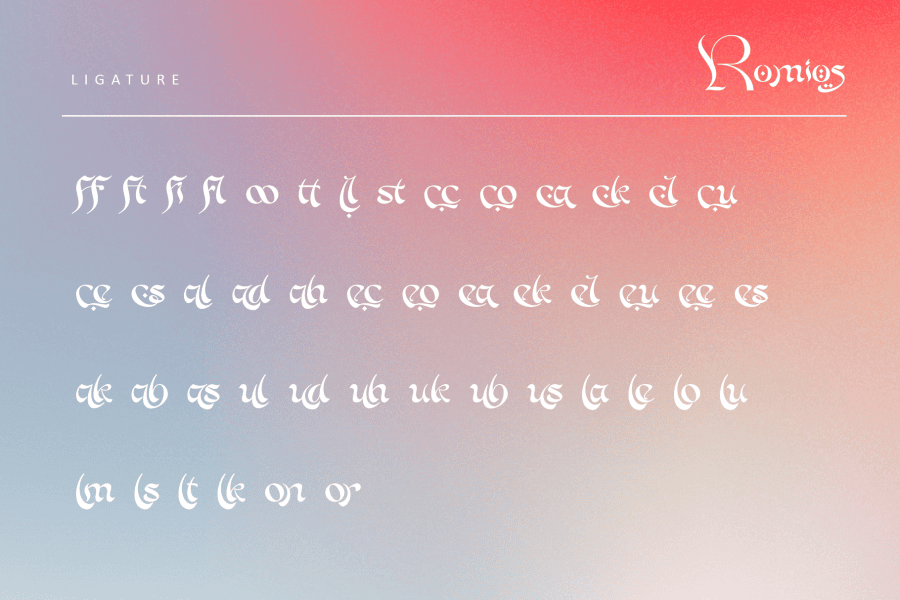 Romios-Personal use Font · 1001 Fonts