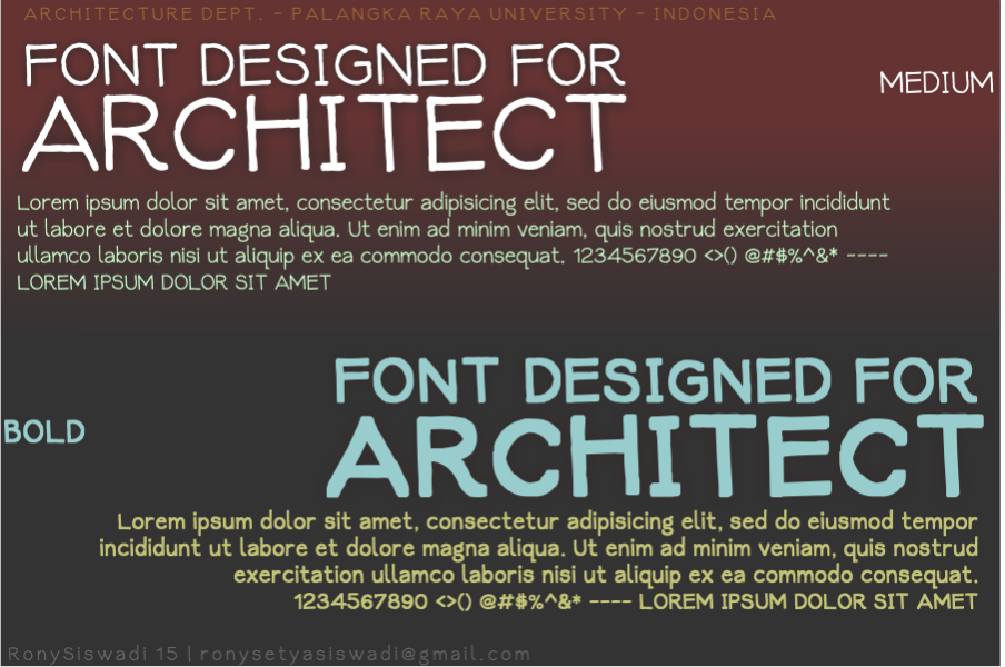 ' RonySiswadi 15 Bold Font · 1001 Fonts