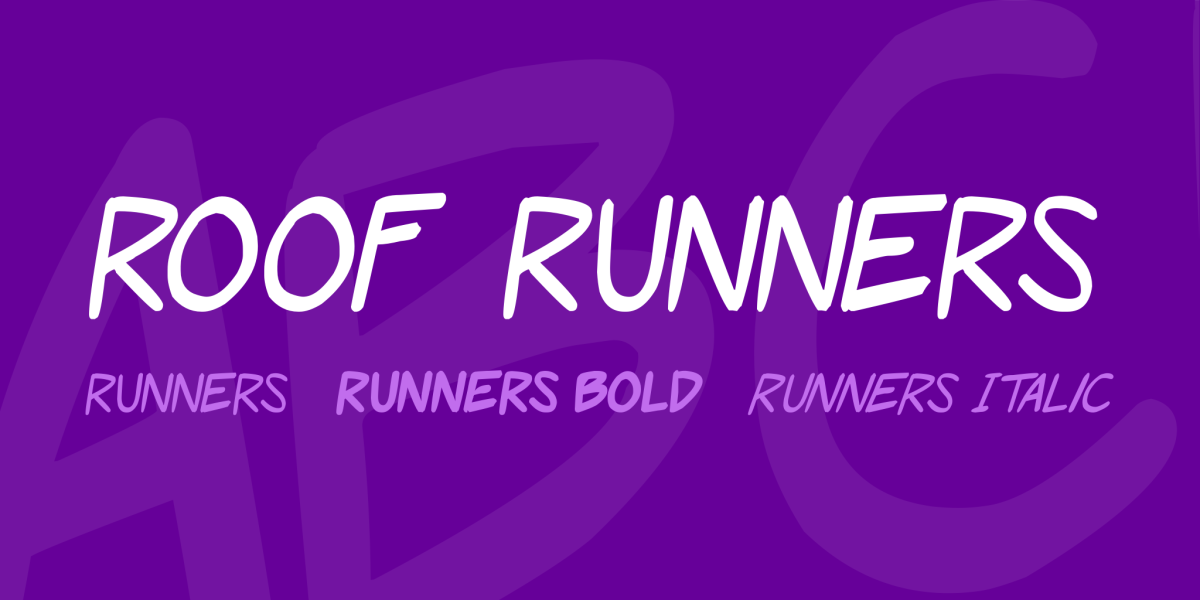 Roof Runners Font Family · 1001 Fonts