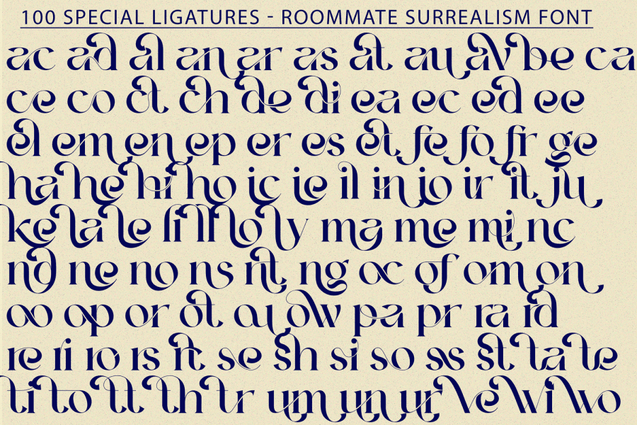 Roommate Surrealism Demo Font · 1001 Fonts