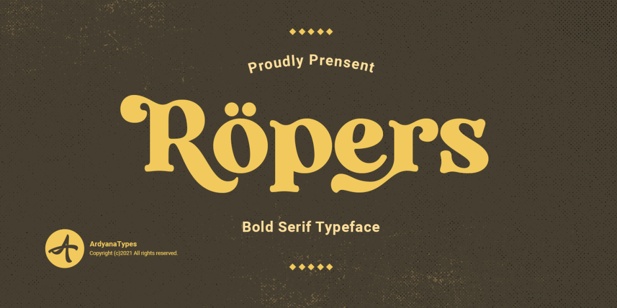 Ropers Font · 1001 Fonts