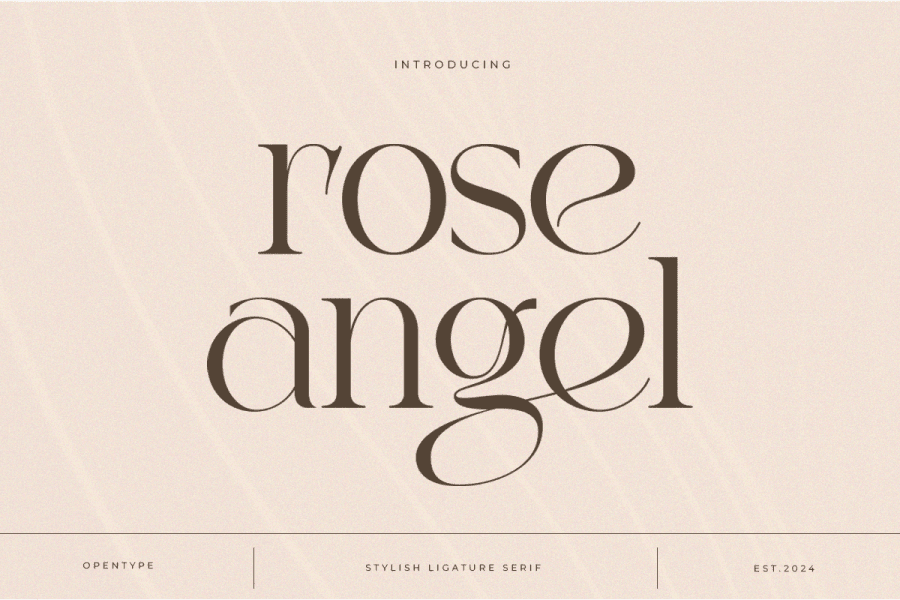 rose angel Font · 1001 Fonts