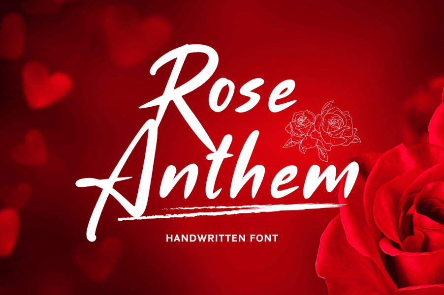 Rose Anthem Font · 1001 Fonts
