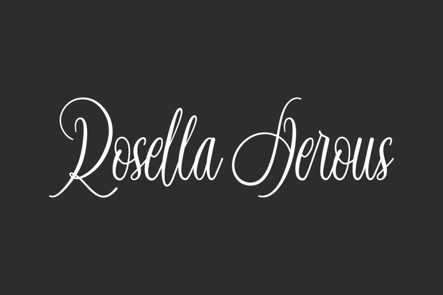 Rosella Aerous Demo Font · 1001 Fonts
