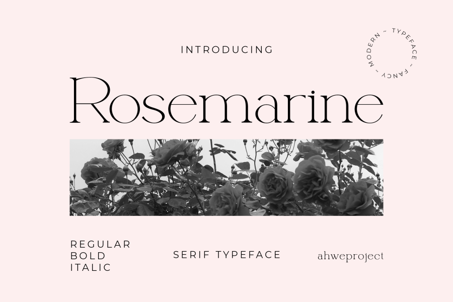Rosemarine Font · 1001 Fonts