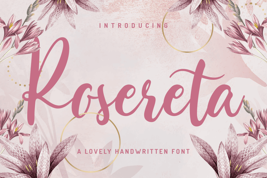 Rosereta Font · 1001 Fonts