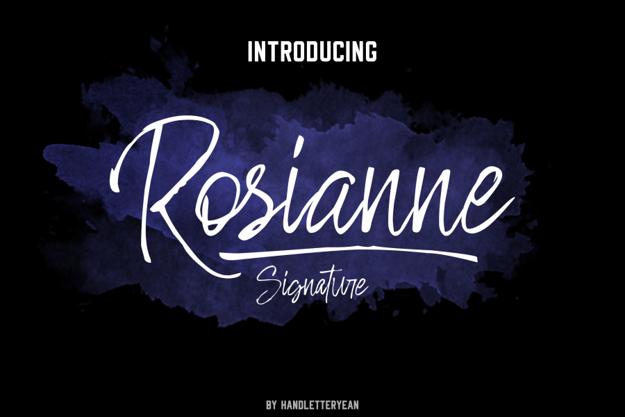 Rosianne Font · 1001 Fonts