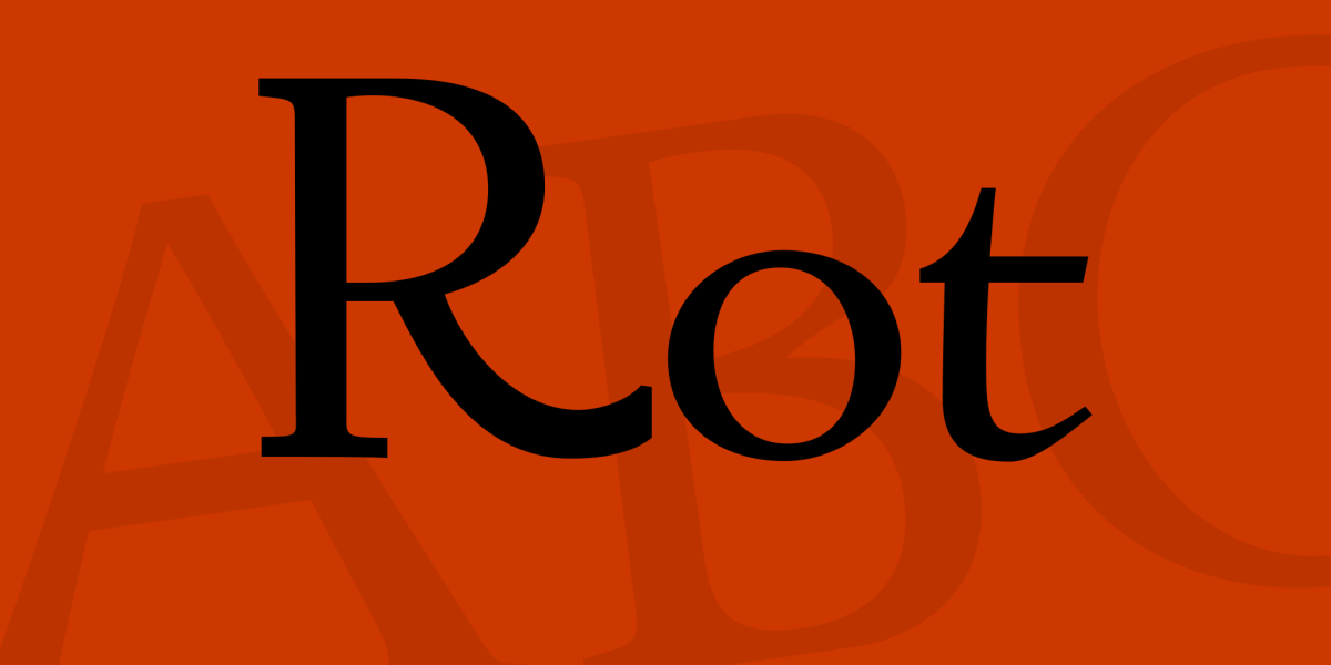 Rot Font · 1001 Fonts