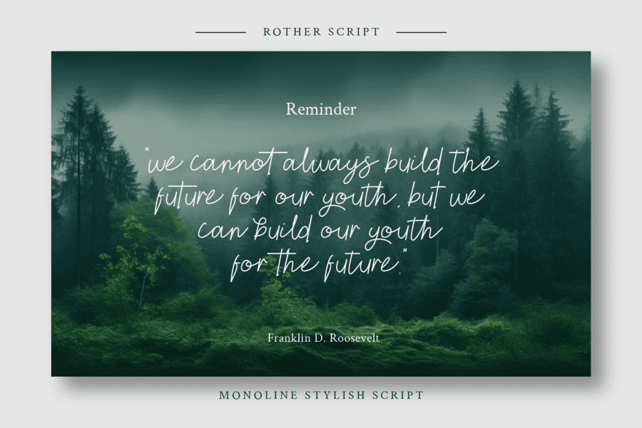 Rother Font · 1001 Fonts