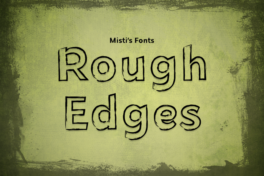 Rough Edges Font · 1001 Fonts