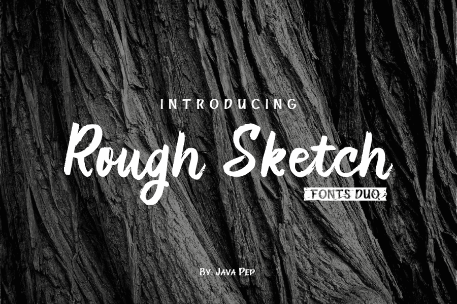 RoughSketch Font · 1001 Fonts