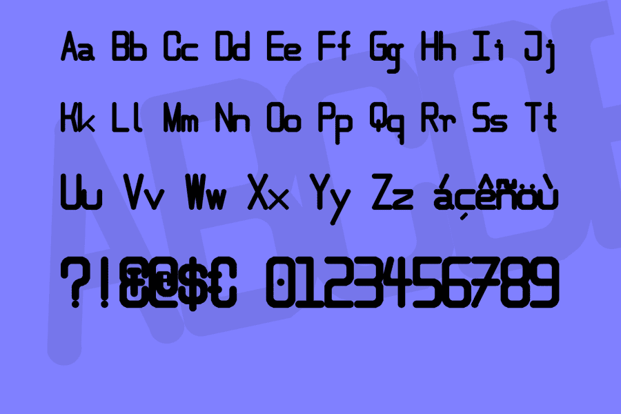 round [digitalio] Font Family · 1001 Fonts