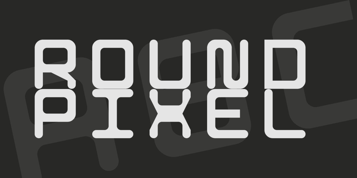 Round Pixel Font · 1001 Fonts