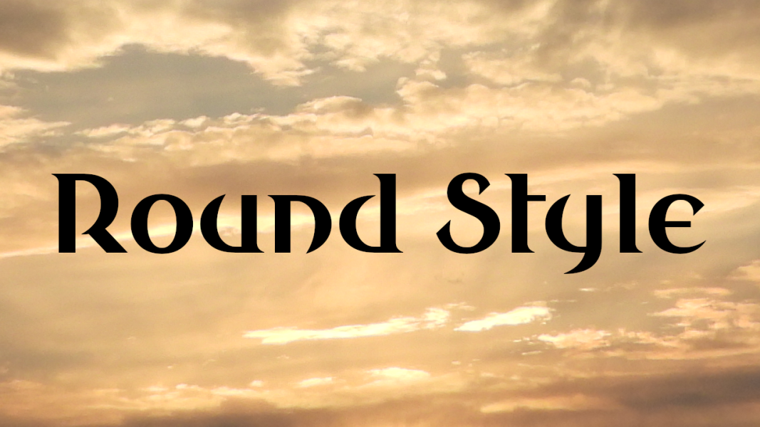 Round Style Font Family · 1001 Fonts