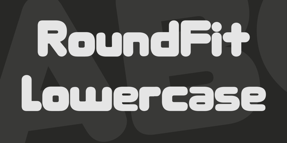 RoundFit Lowercase Font · 1001 Fonts