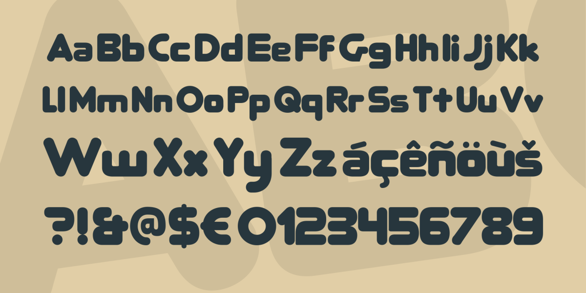 RoundFit Lowercase Font · 1001 Fonts
