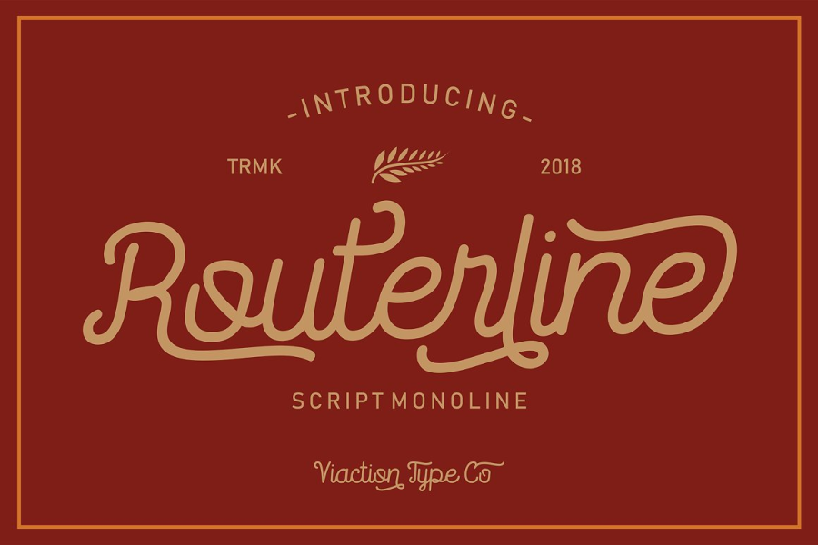 Routerline Free Version Font · 1001 Fonts