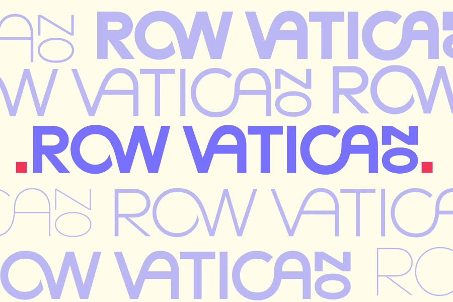 Row Vatikano Font · 1001 Fonts
