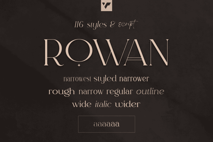 Rowan Font · 1001 Fonts