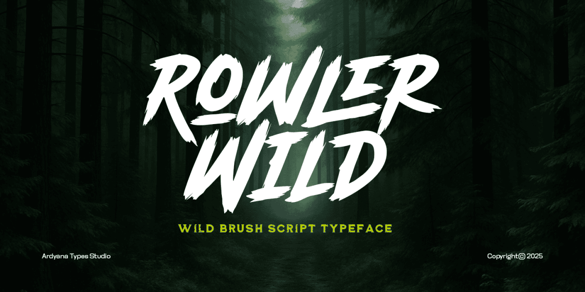 Rowler Wild Font · 1001 Fonts