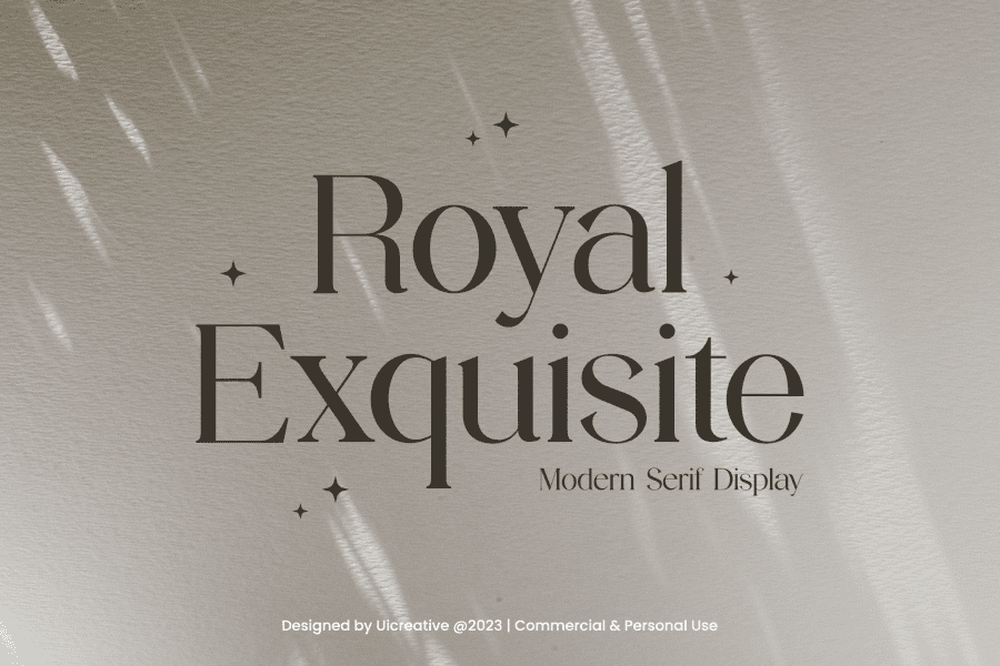 Royal Exquisite Font · 1001 Fonts