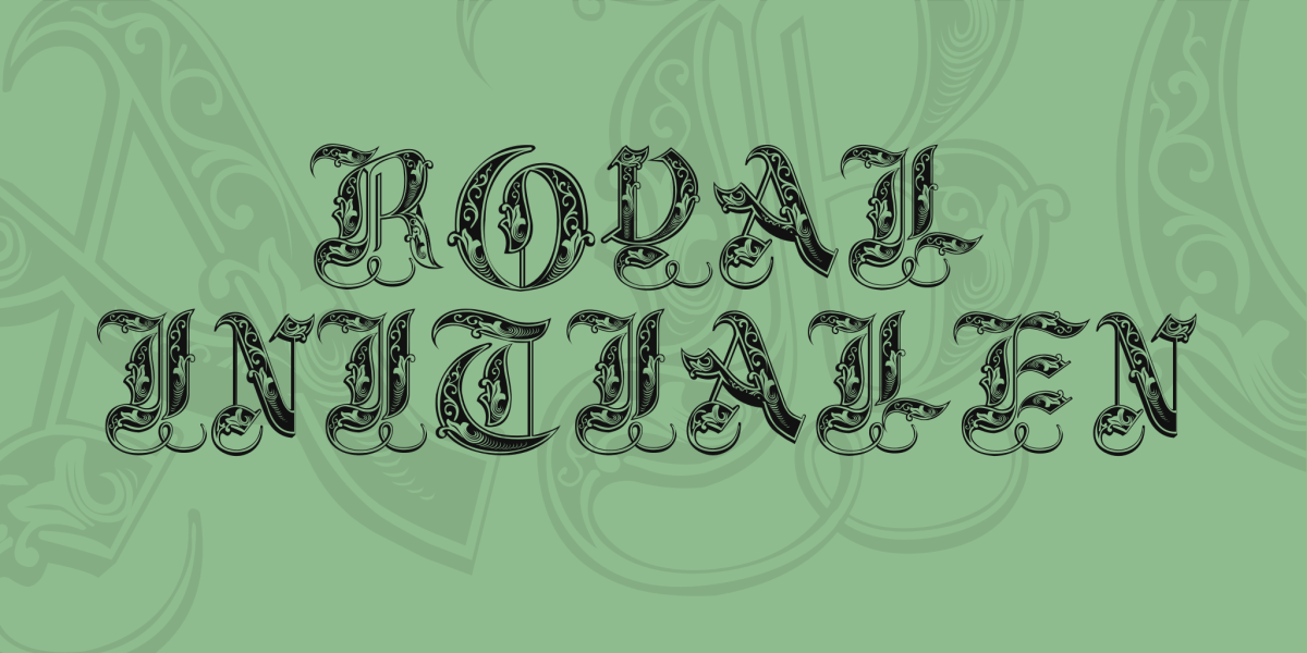 Royal Initialen Font · 1001 Fonts