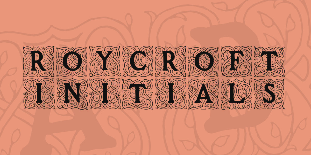 Roycroft Initials Font · 1001 Fonts