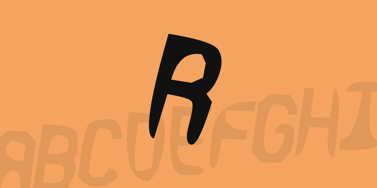 R Font · 1001 Fonts