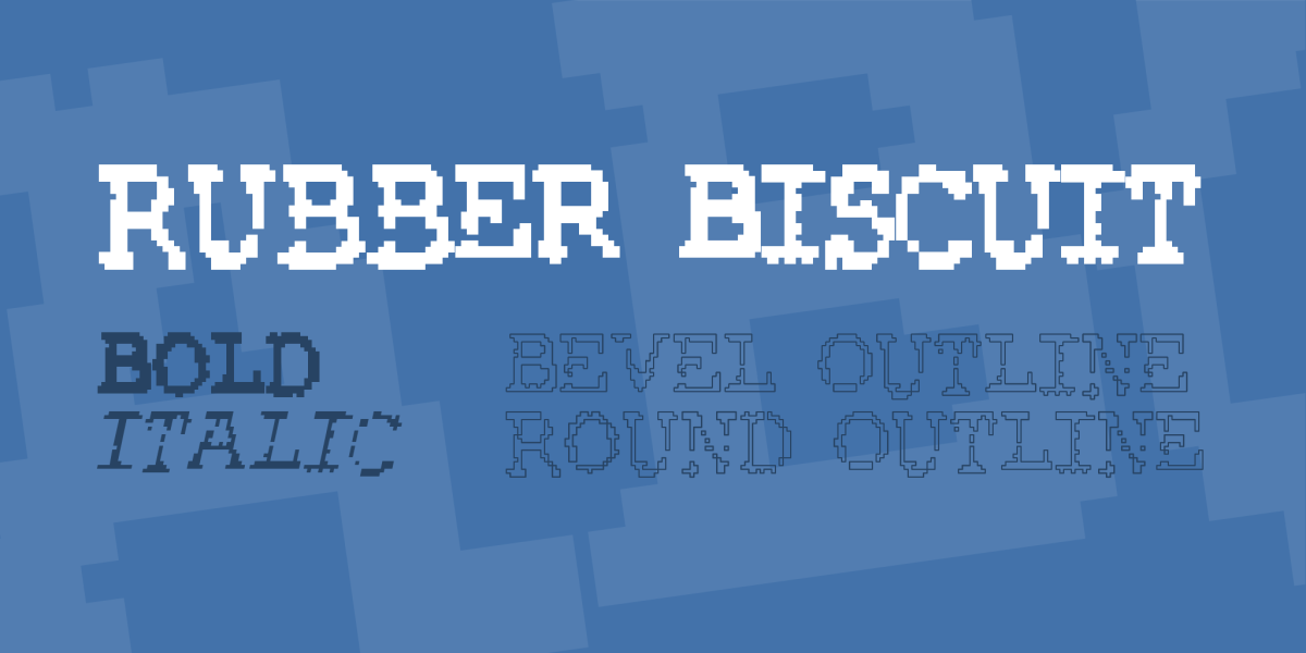 Rubber Biscuit Font Family · 1001 Fonts