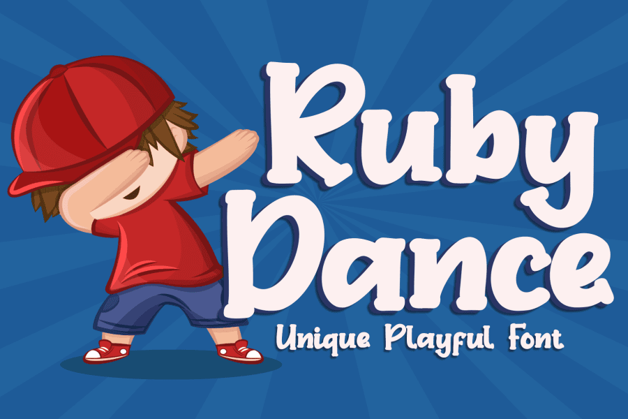 Ruby Dance Font · 1001 Fonts