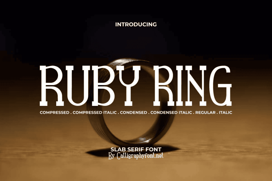 4 Free Ring Fonts · 1001 Fonts