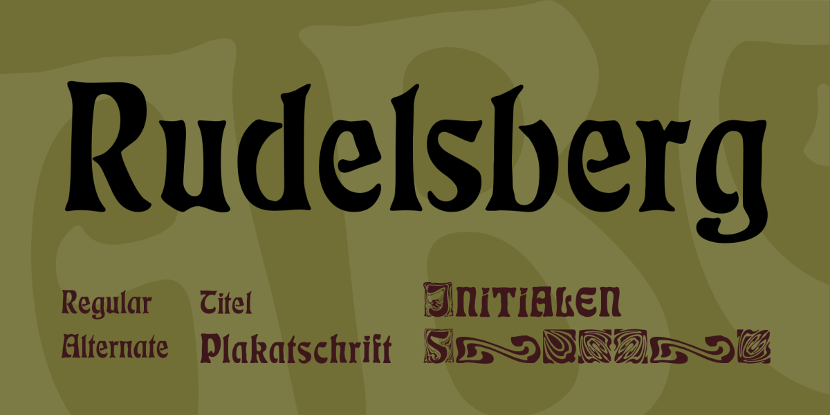 1900s Poster Font