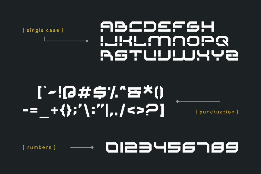 3 Free Blocky, Modern, Octagonal Fonts · 1001 Fonts