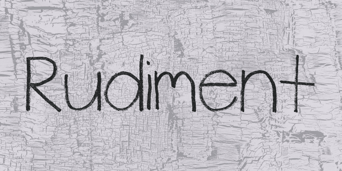 Rudiment Font · 1001 Fonts