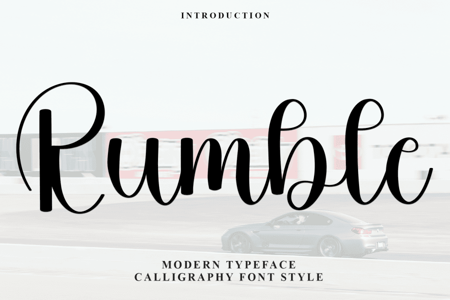 Rumble Racing Font · 1001 Fonts