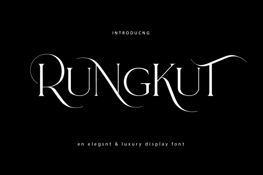 Rungkut Font · 1001 Fonts
