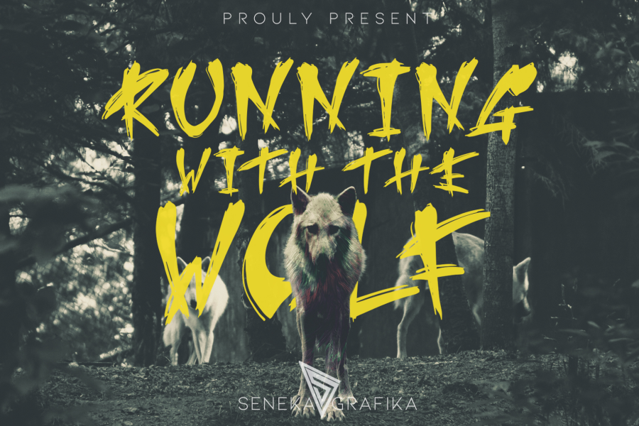 Running Wolf Font · 1001 Fonts