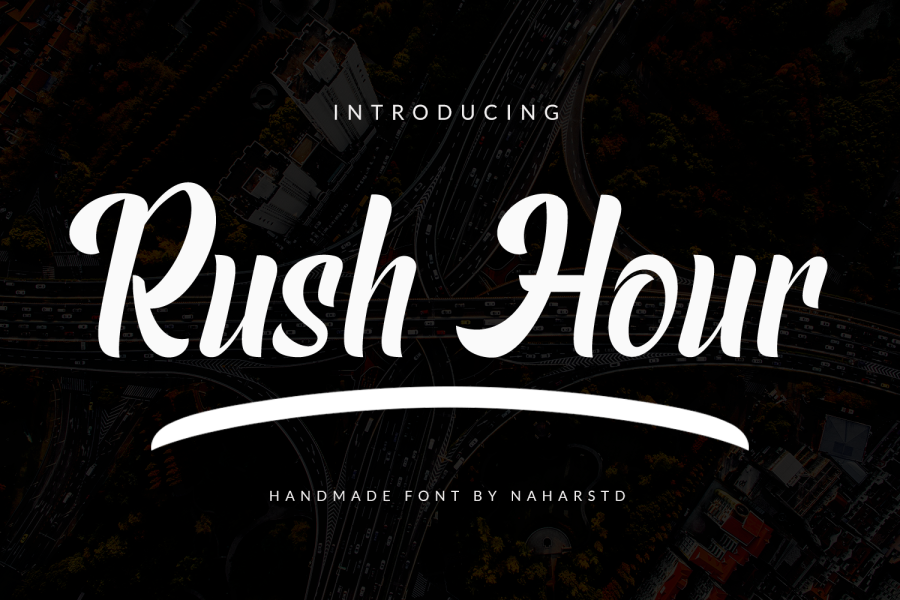 Rush Hour Demo Font · 1001 Fonts