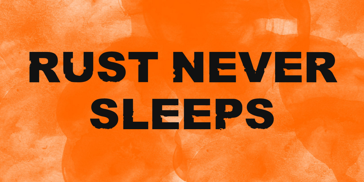 Rust never sleeps Font · 1001 Fonts