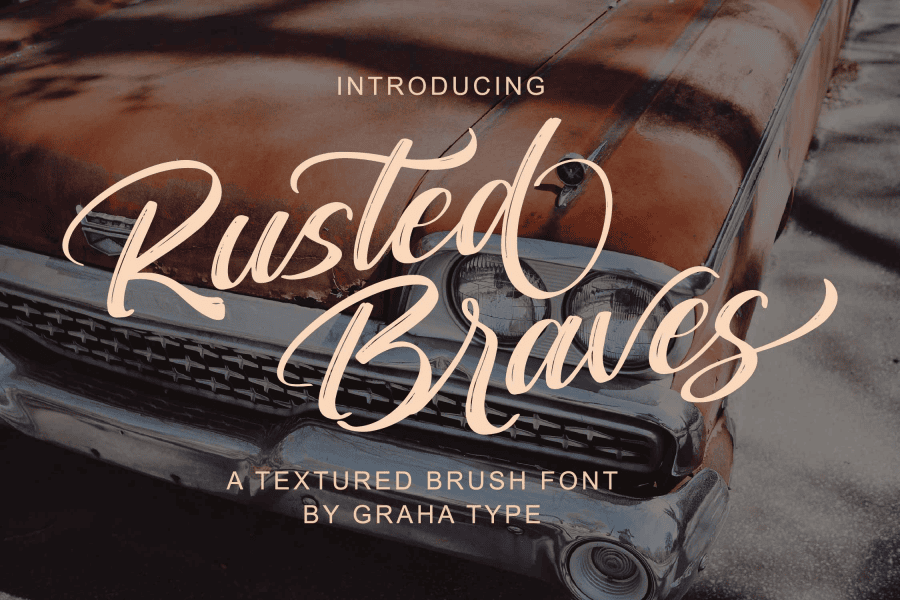 Rusted Braves DEMO Font · 1001 Fonts