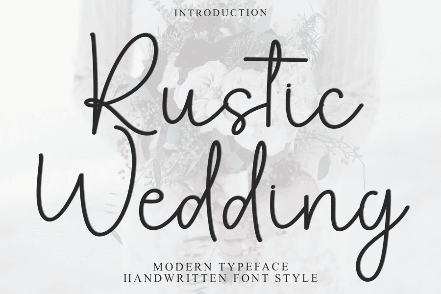 Rustic Wedding Font · 1001 Fonts