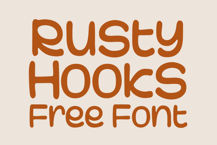 Rusty Hooks Font · 1001 Fonts