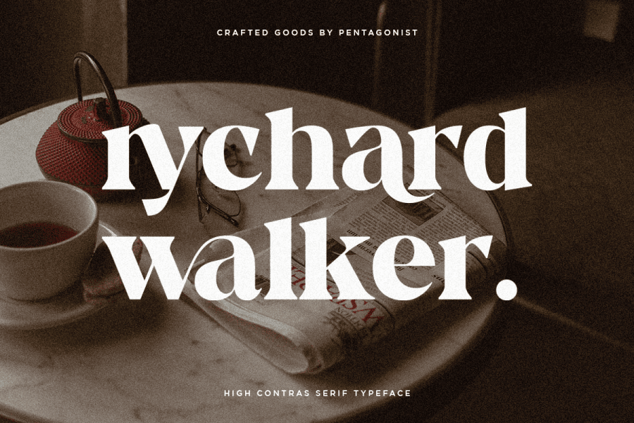 rychard walker DEMO Font · 1001 Fonts