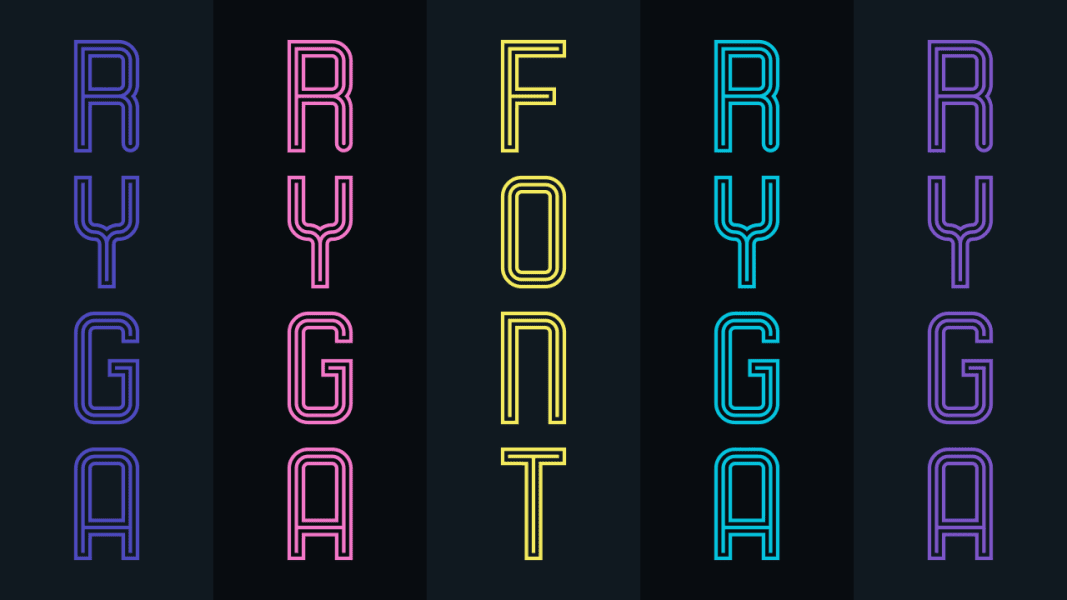 2 Free Headline, Neon, Neon Light Fonts · 1001 Fonts
