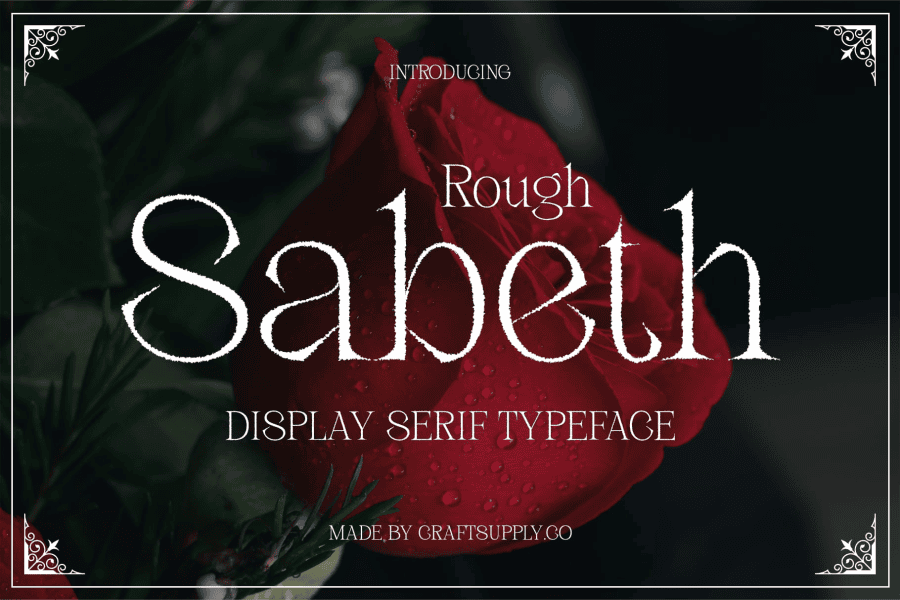 Sabeth Rough Demo Font · 1001 Fonts