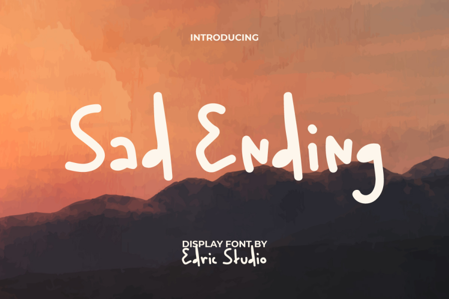 Sad Ending Demo Font · 1001 Fonts