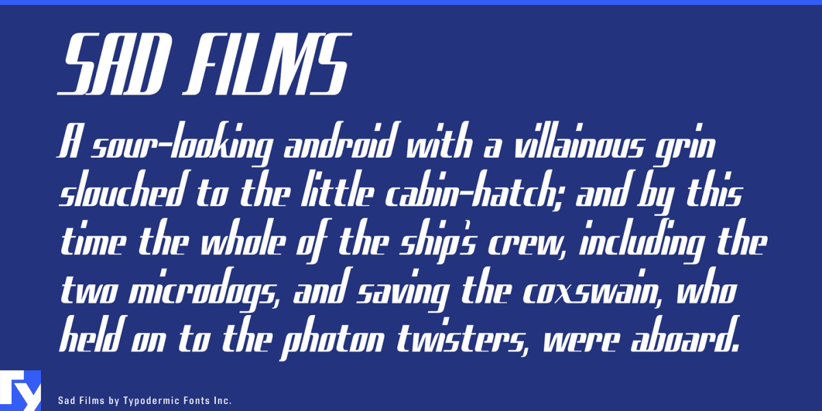 Sad Films Font · 1001 Fonts
